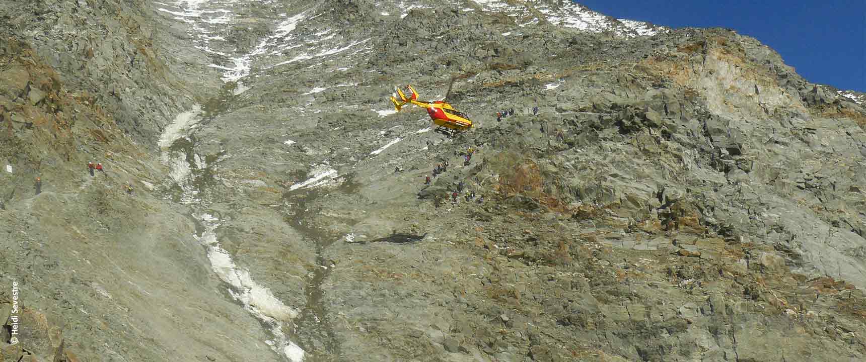 Limiter les accidents : couloir du Goûter - Mont Blanc