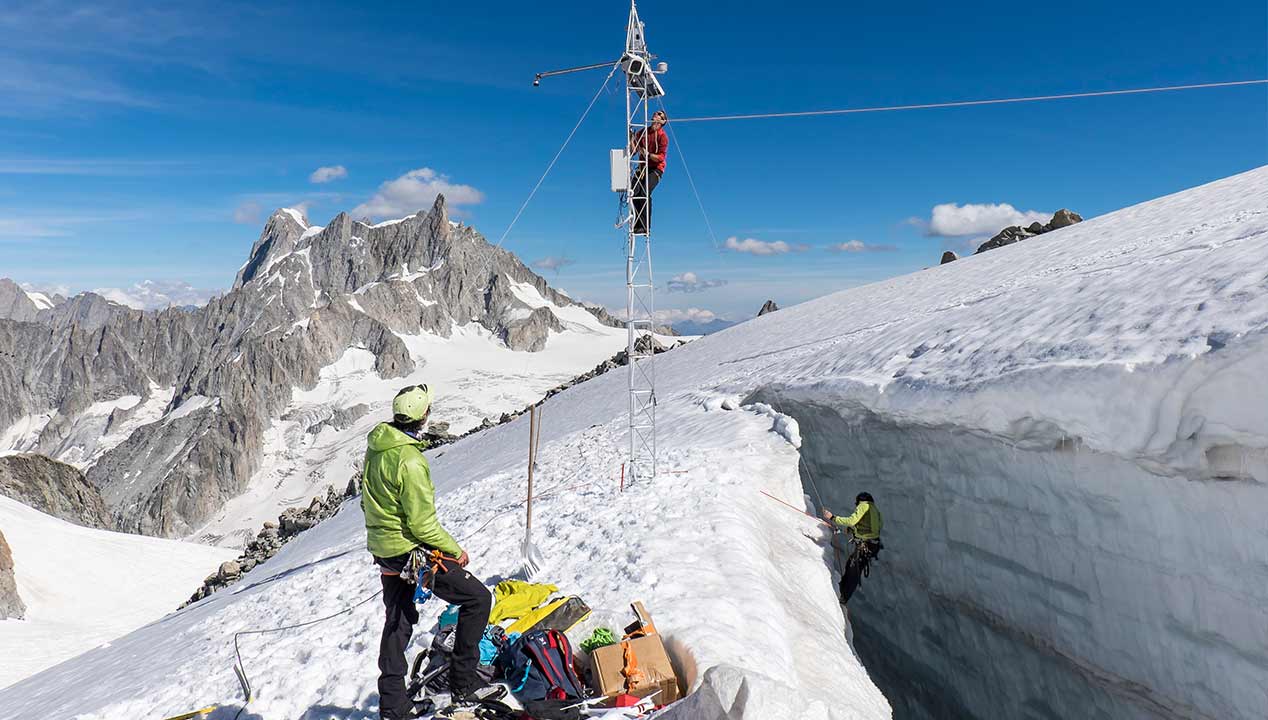 Etude des ponts de neige