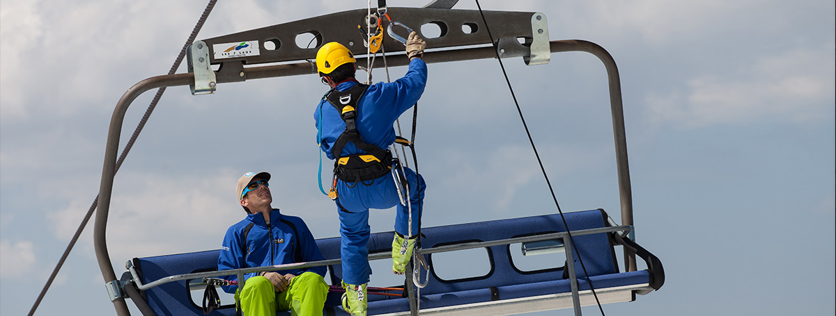 Ski lift rescue - Petzl Other