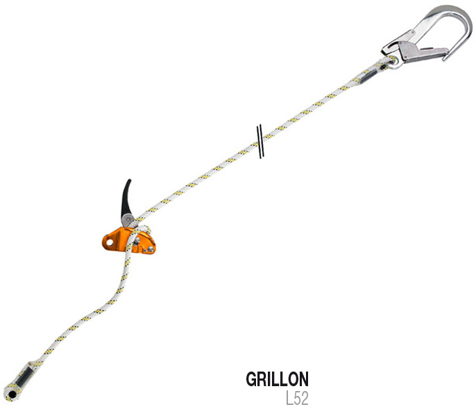 GRILLON, single mode - Weight: 100 to 140 kg - Petzl United Kingdom